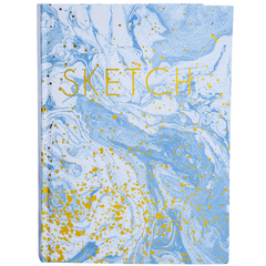 marbled hardcover sketchbook | Five Below | let go & have fun