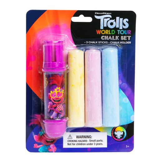 trolls world tour chalk set | Five Below | let go & have fun