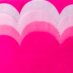 Pink Scallop Edge Tissue Paper 8 Sheets | Five Below | let go & have fun
