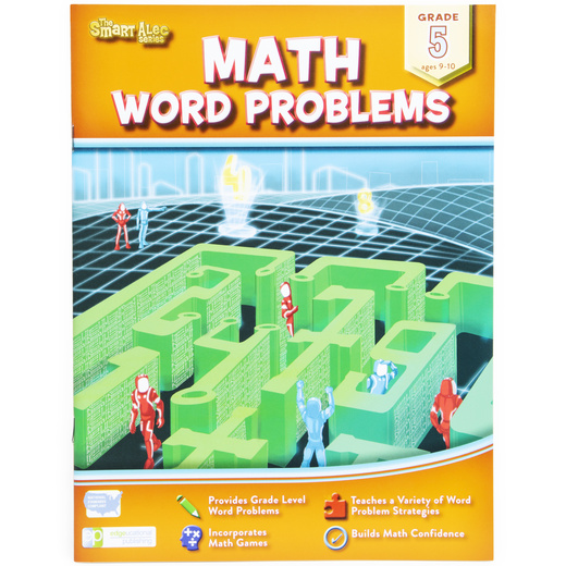 The Smart Alec Series™ Math Word Problems Workbook - Grade 5 | Five ...