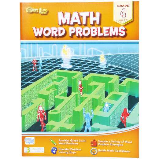the smart alec series math word problems workbook - grade 4 | Five ...