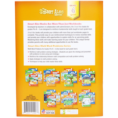 the smart alec series math word problems workbook - grade 4 | Five ...