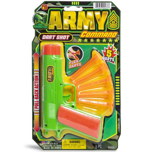 army command dart shot w/ 5 darts | let go & have fun