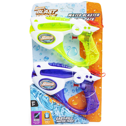 blast force water blaster battle pack 2-water guns set | Five Below ...