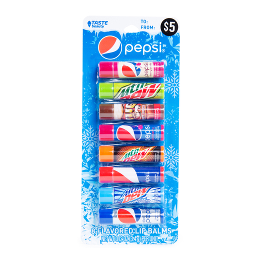 pepsi® flavored lip balm 8-count | let go & have fun