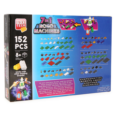 Block Tech™ 7-in-1 Robo Machines 152-Piece Set | Five Below | let go ...