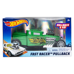 hot wheels® fast racer™ pullback car | let go & have fun