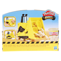 play-doh® wheels construction playset & stone colored buildin' compound ...