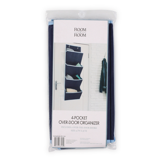 4-pocket over the door organizer 36in | Five Below | let go & have fun