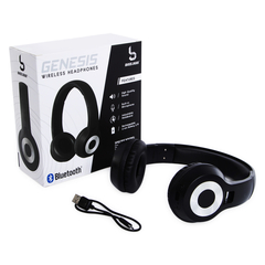 genesis bluetooth® headphones with microphone | let go & have fun