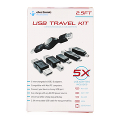 5-in-1 Universal Usb Travel Kit | Five Below | let go & have fun