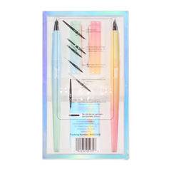 calligraphy fountain pen 2-pack with 4 ink cartridges | Five Below ...