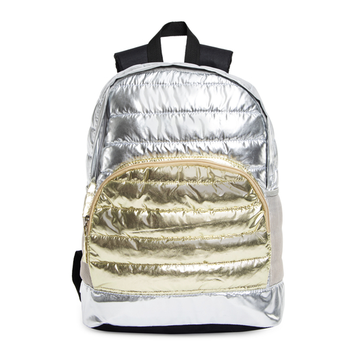 metallic quilted backpack 15in | Five Below | let go & have fun