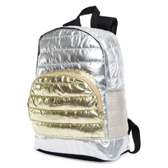 metallic quilted backpack 15in | Five Below | let go & have fun