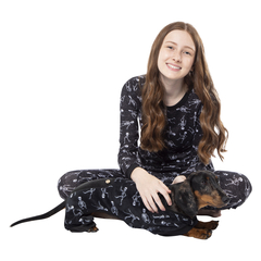 juniors pajama joggers - skeletons | Five Below | let go & have fun