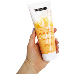 freeman® indian turmeric hydrating gel cream mask | let go & have fun