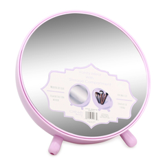 round vanity mirror with storage compartment 7in | Five Below | let go ...