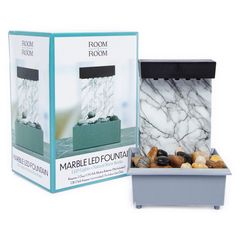 gray marble LED water fountain | Five Below | let go & have fun