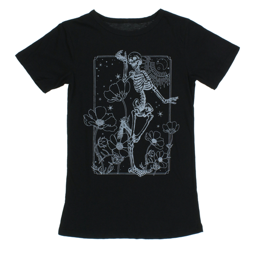 juniors skeleton sketch graphic tee | Five Below | let go & have fun