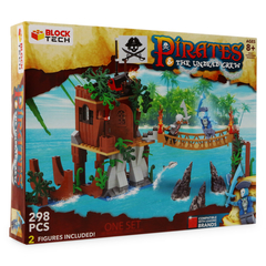 block tech® construction set with 2 minifigures | Five Below | let go ...