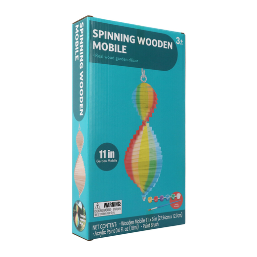 paint your own spinning wooden mobile 11in | Five Below | let go & have fun