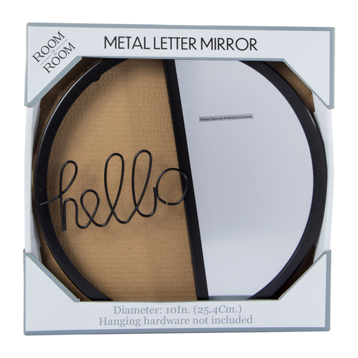 metal letter mirror 10in - smile | Five Below | let go & have fun