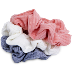 ribbed scrunchie 3-pack | let go & have fun