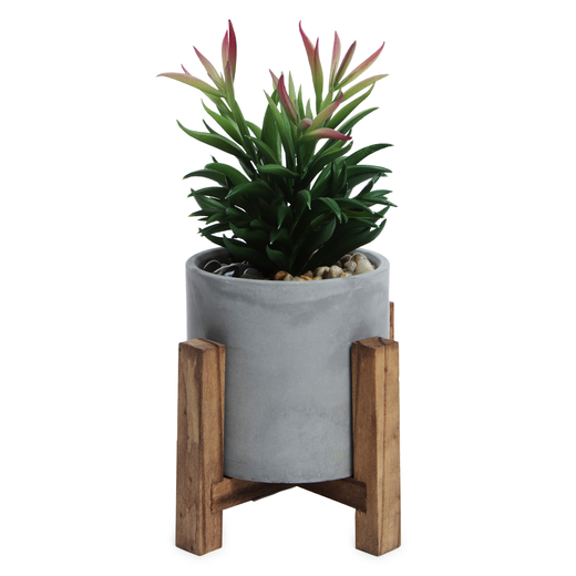 faux plant w/ elevated cement planter 10.25in | Five Below | let go ...