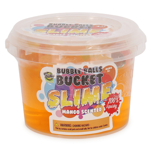 bubble balls orange mango-scented bucket slime | Five Below | let go ...