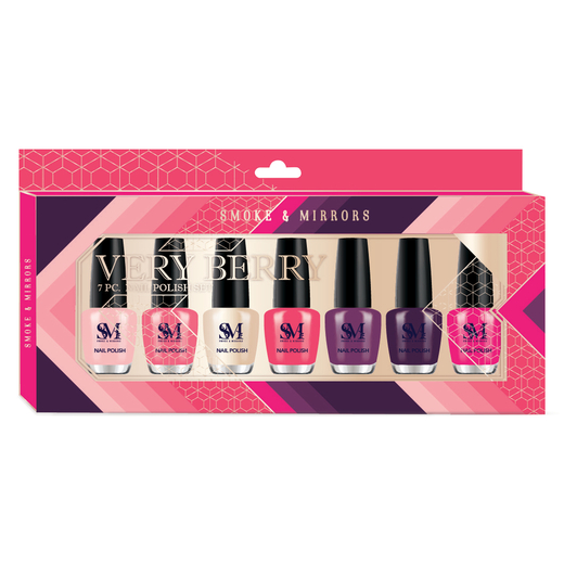very berry nail polish 7-piece set | Five Below | let go & have fun