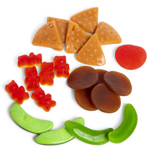 Gummy Hamburger Candy