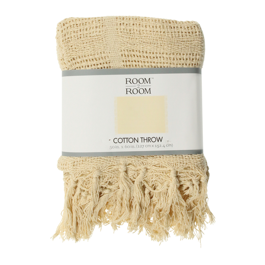 open weave cotton throw blanket with tassels 50in x 60in | Five Below ...