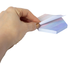 hexagon sticky notes 100 sheets | Five Below | let go & have fun