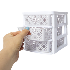 trellis stackable 3-drawer mini organizer 7.5in | Five Below | let go ...