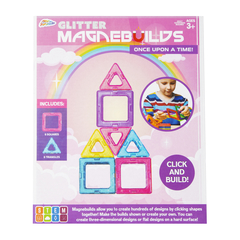 glitter magnebuilds magnetic building blocks 12-pieces | Five Below ...