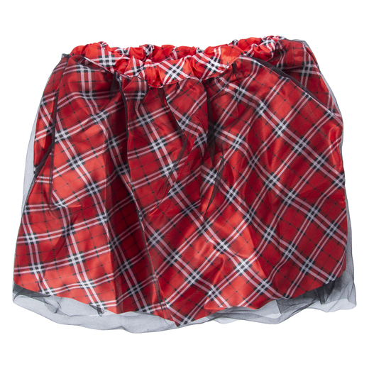 halloween red plaid tutu skirt | Five Below | let go & have fun