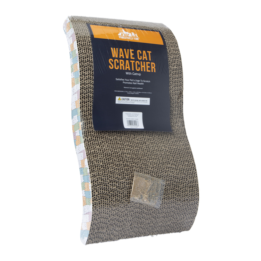wavy cat scratcher with catnip 17.8in x 9.5in | Five Below | let go ...