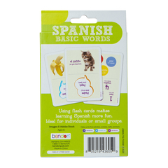 spanish basic words flashcards 36-count | Five Below | let go & have fun