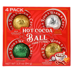 hot cocoa ball variety 4-pack | Five Below | let go & have fun
