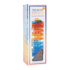 tower tumble: transparent aesthetic game | Five Below | let go & have fun