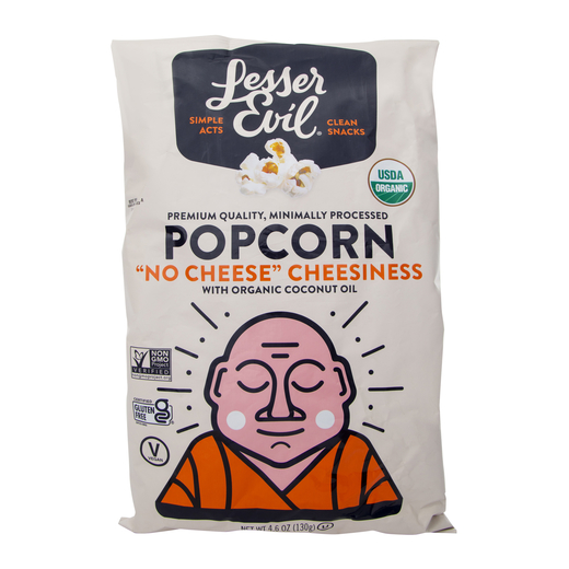 lesser evil® organic popcorn 'no cheese' cheesiness 4.6oz | Five Below ...