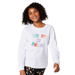 juniors 'merry n bright' holiday sweatshirt | Five Below | let go ...
