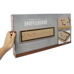 wooden tabletop shuffleboard game 40in | Five Below | let go & have fun