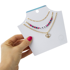 layered necklace set 3-pack | Five Below | let go & have fun