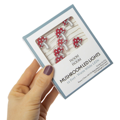 mushroom warm white LED fairy lights 12ft | Five Below | let go & have fun