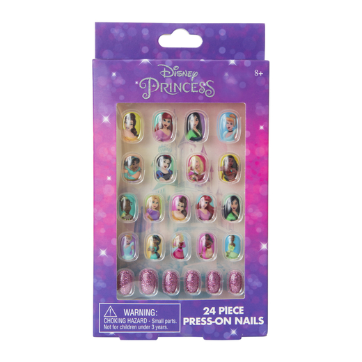 Disney Princess press-on nails 24-piece set | Five Below | let go ...