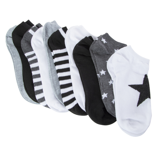 ladies low-cut socks 10-pack - grayscale | Five Below | let go & have fun
