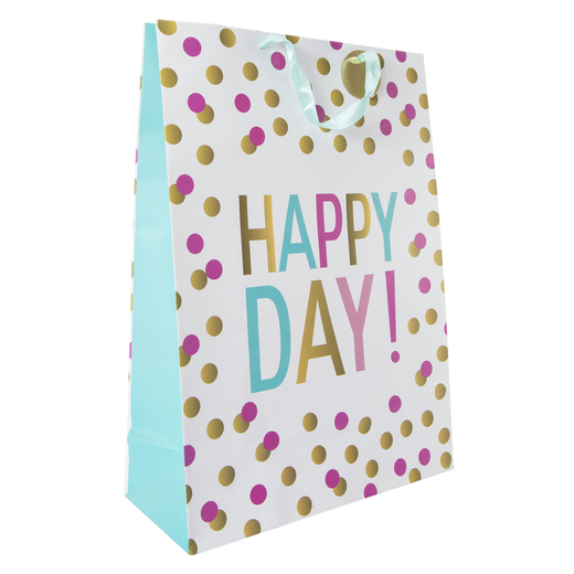 jumbo colorful party gift bag 17.8in x 12.8in | Five Below | let go ...