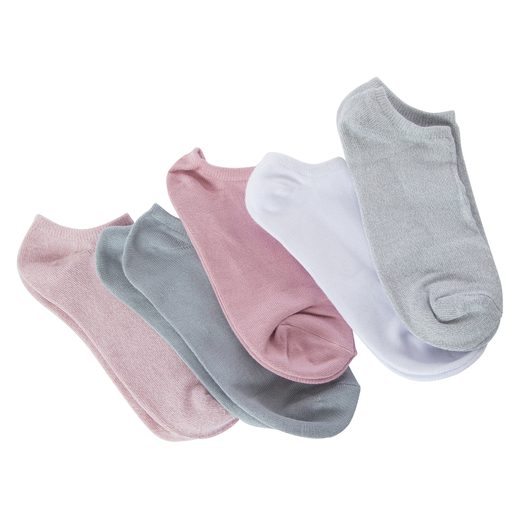 ladies marled soft ankle socks 5-pack, pastels | Five Below | let go ...