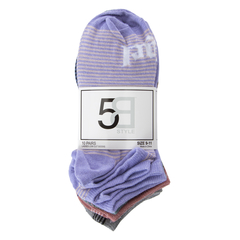 ladies ankle socks 10-pack - retro words | Five Below | let go & have fun